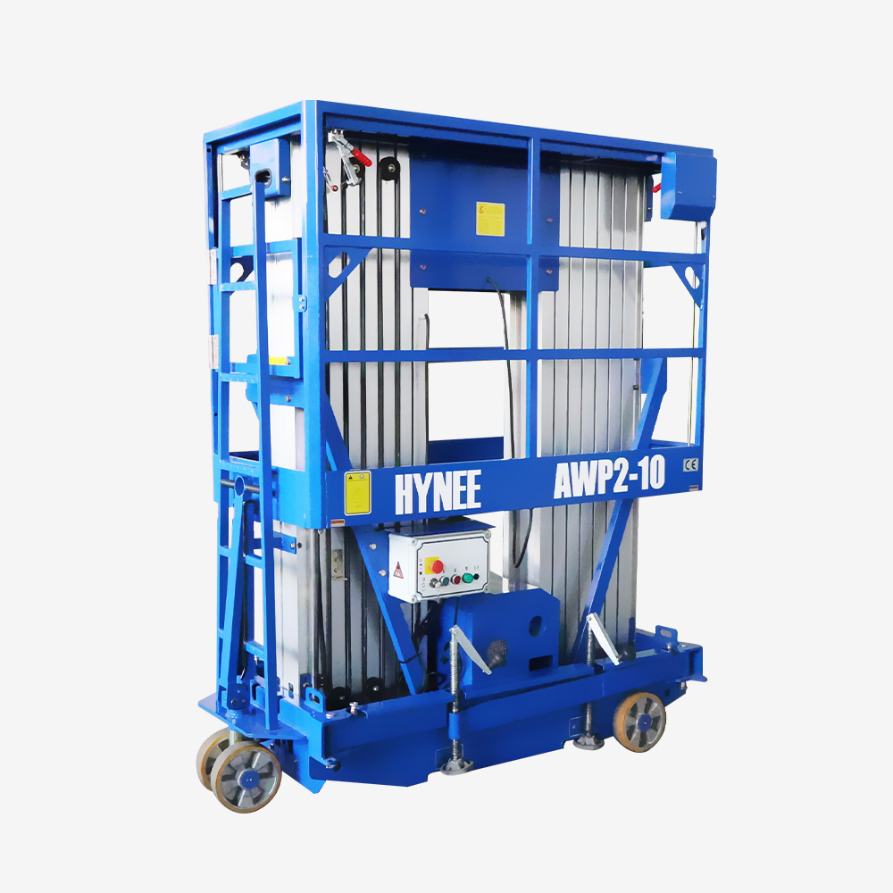 Double Mast Push-around Vertical Lift AWP2 | HYNEE